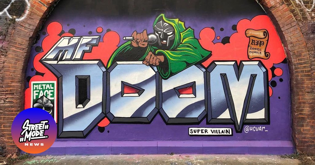 Graffiti προς τιμήν του MF DOOM (R.I.P.) - Street Mode Festival